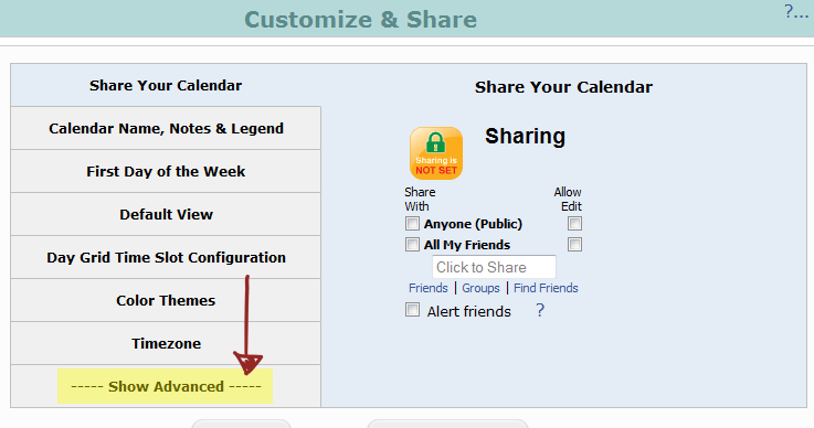 How to share your online calendar with other applications using the ...